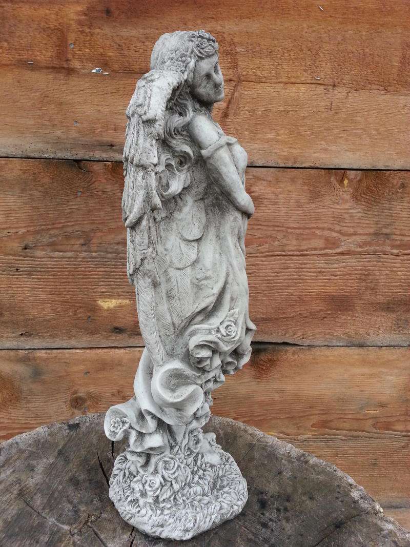 Steinfigur Engel Friedensengel aus Steinguss | Steinfiguren ...