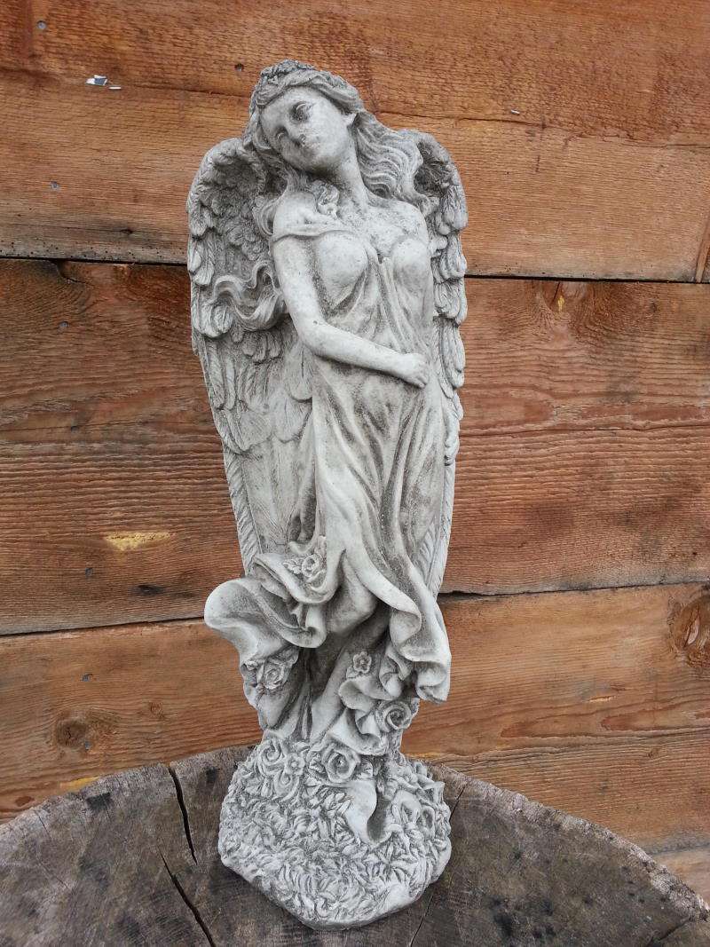 Steinfigur Engel Friedensengel aus Steinguss | Steinfiguren ...