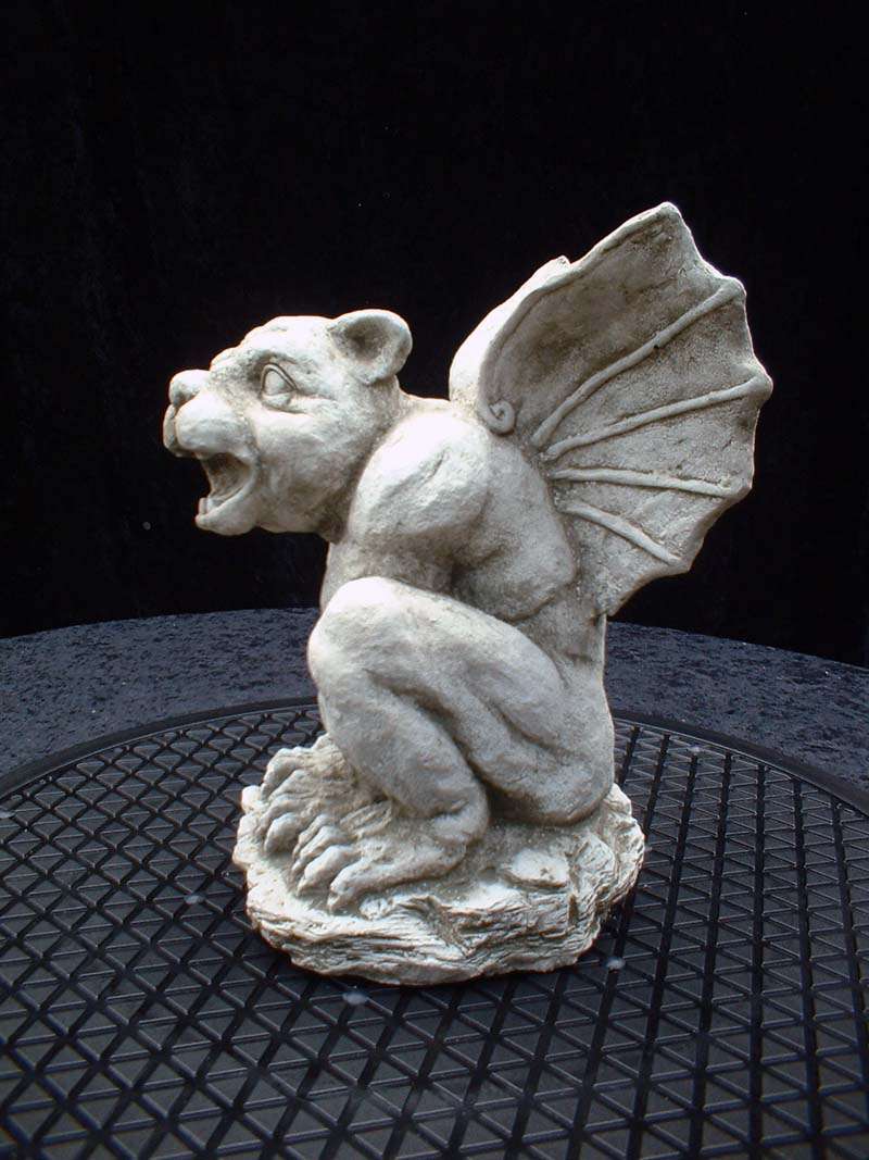 Gargoyle open mouth aus Steinguss | Steinfiguren, Bronzefiguren ...