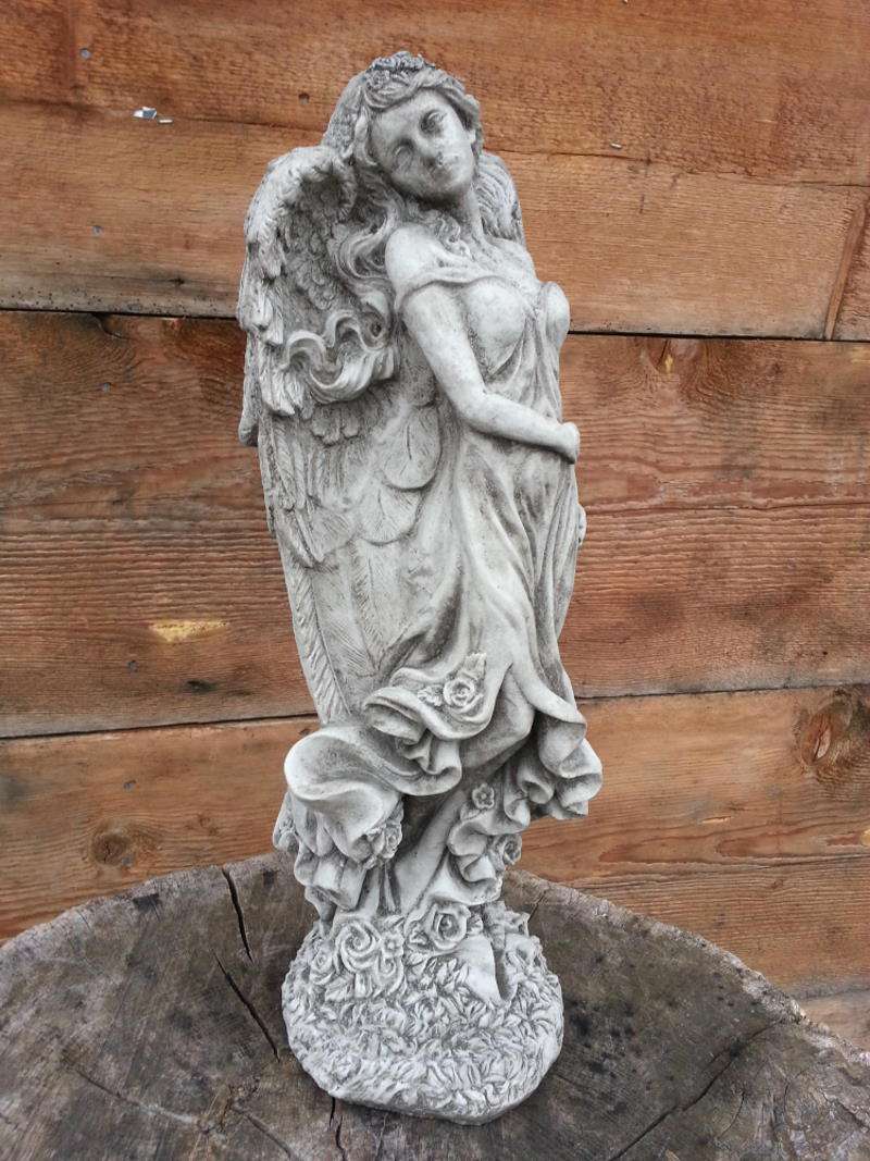 Steinfigur Engel Friedensengel aus Steinguss | Steinfiguren ...